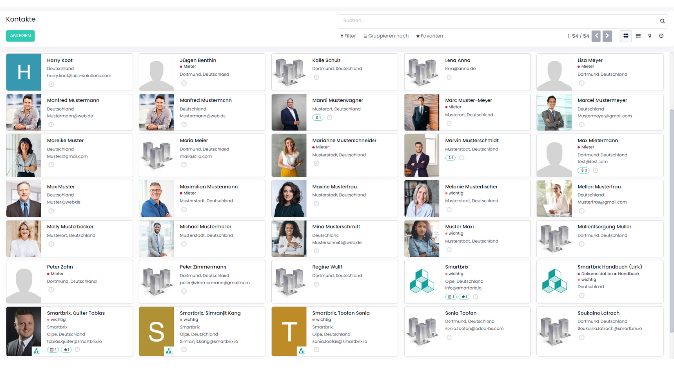 Funktionen und Module | SMARTBRIX