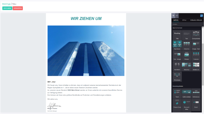 Funktionen und Module | SMARTBRIX